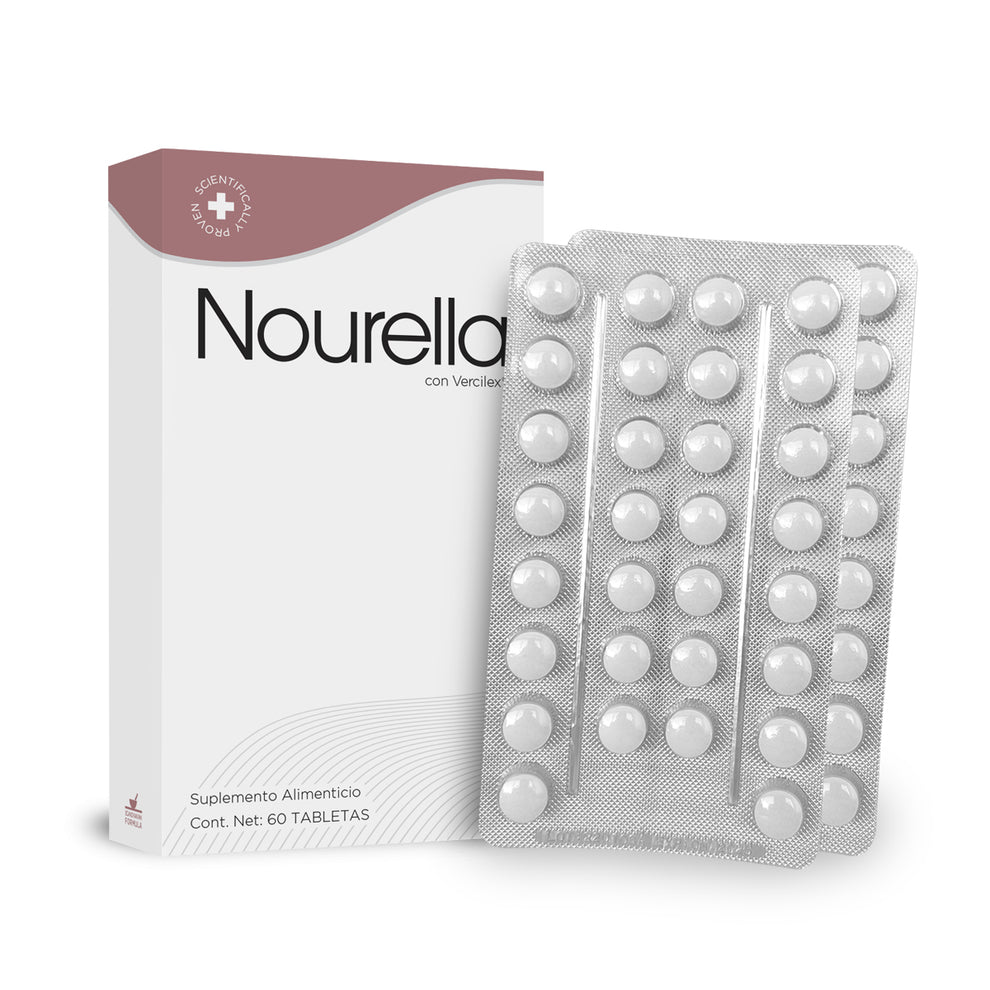 Nourella ® Kit Antiedad con Crema de 30ml y una Caja con 60 Tabletas ...